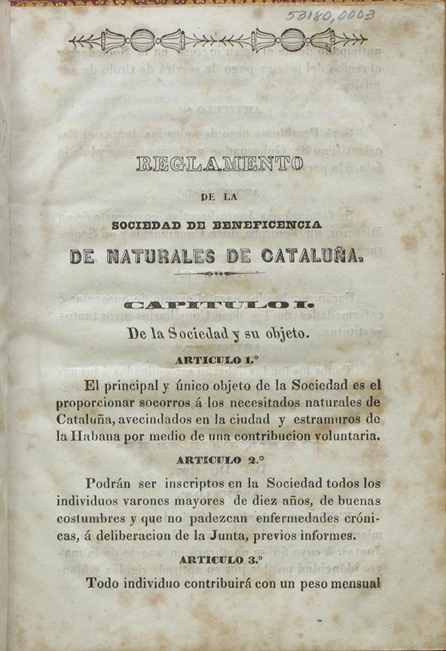 La Sociedad De Beneficencia De Naturales De Catalu a En La Habana AsF La Sociedad De Beneficencia De Naturales De Catalu a En La Habana AsF